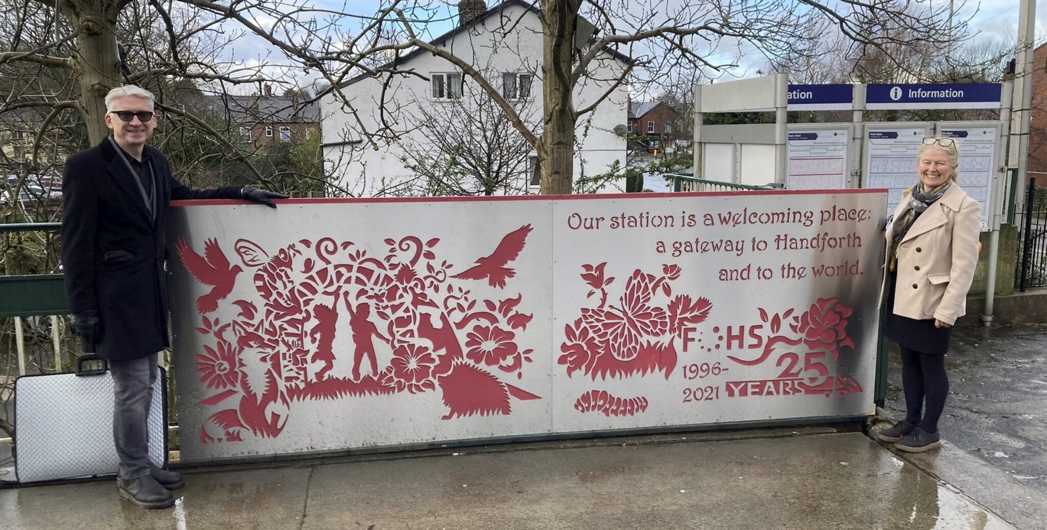 Handforth Station group mark 25th anniversary with new community-led ...