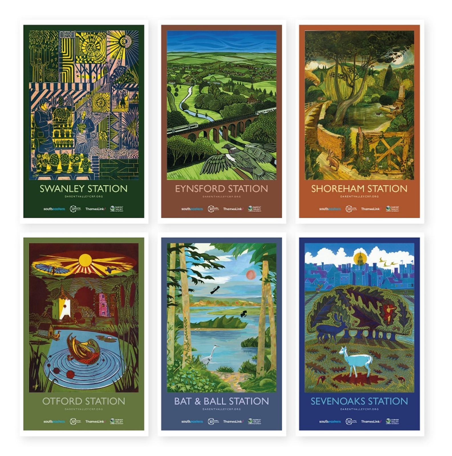 Darent Valley CRP launches railway posters to encourage people to visit ...