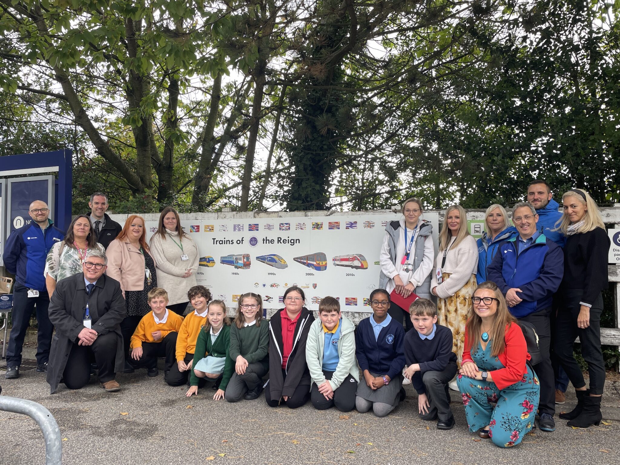 Community Rail Lancashire and local schools unveil 'Trains of the Reign ...