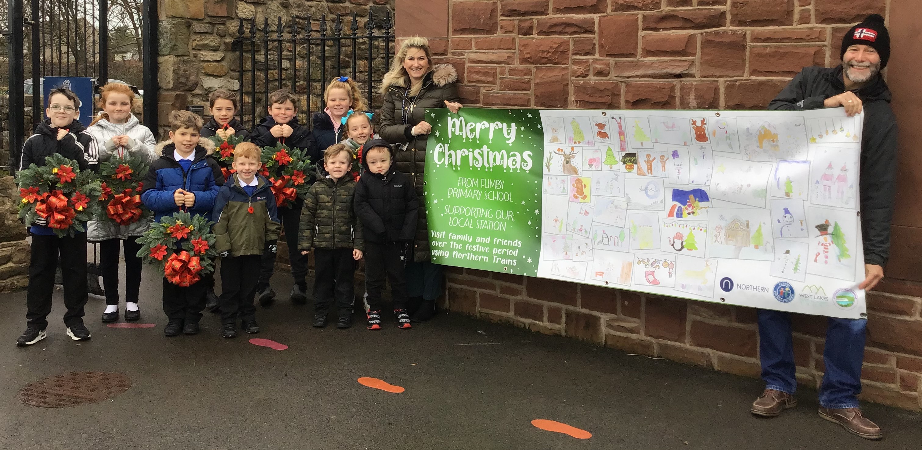 Christmas arrives at Flimby Station - Community Rail Network