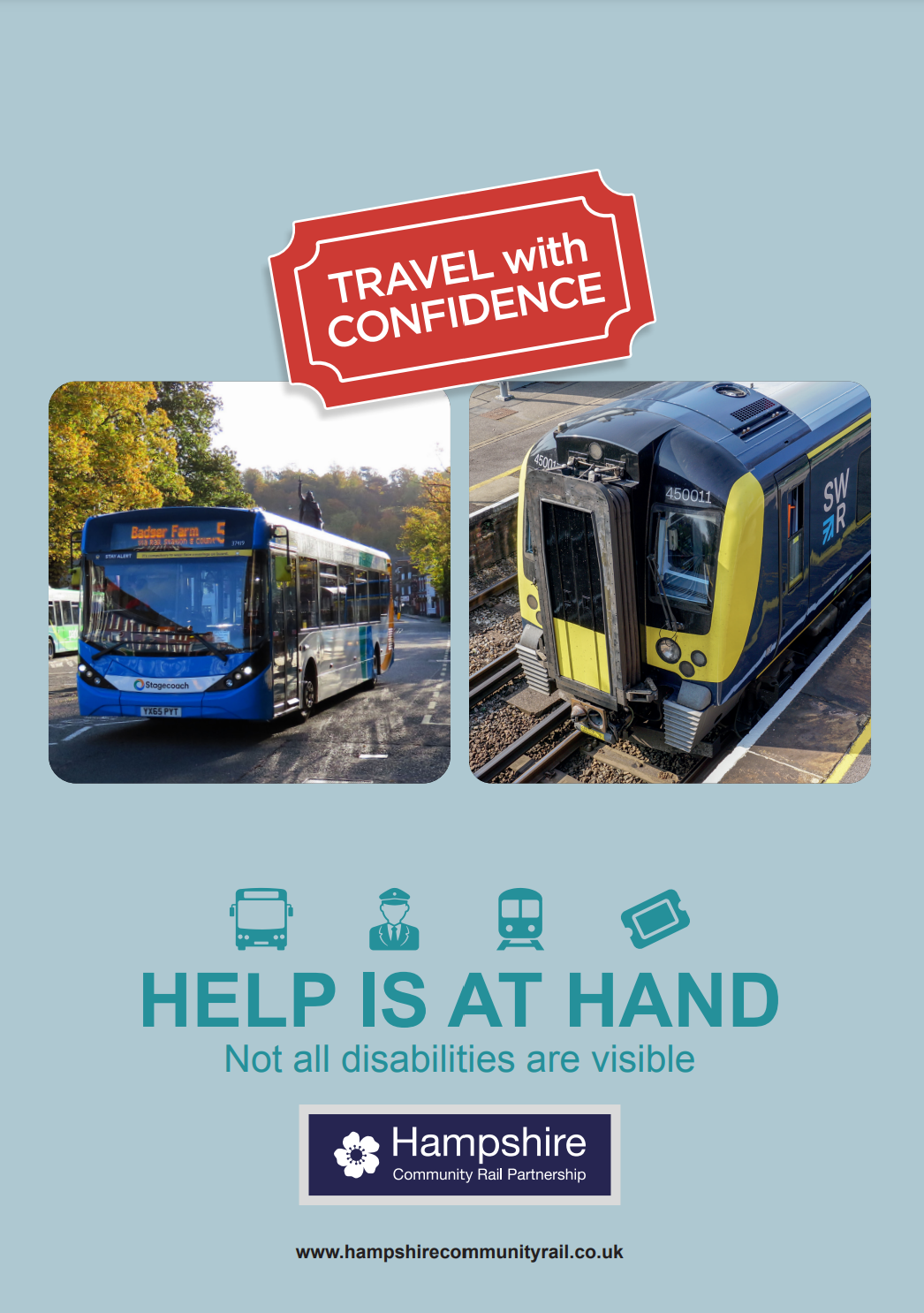 Hampshire CRP offer a helping hand for those travelling with hidden ...