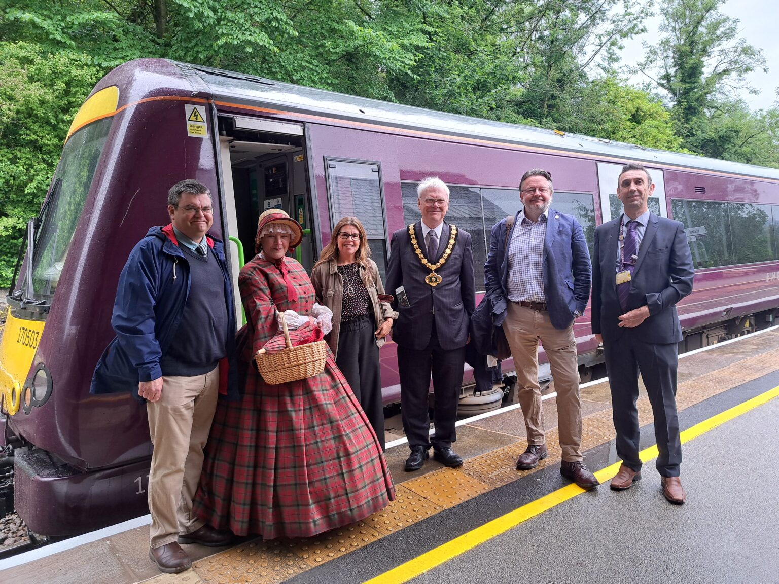 Celebrating the return of hourly services between Matlock and ...