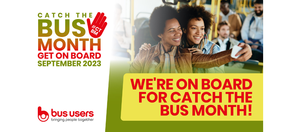 Get on board with Catch the Bus Month this September - Community Rail ...