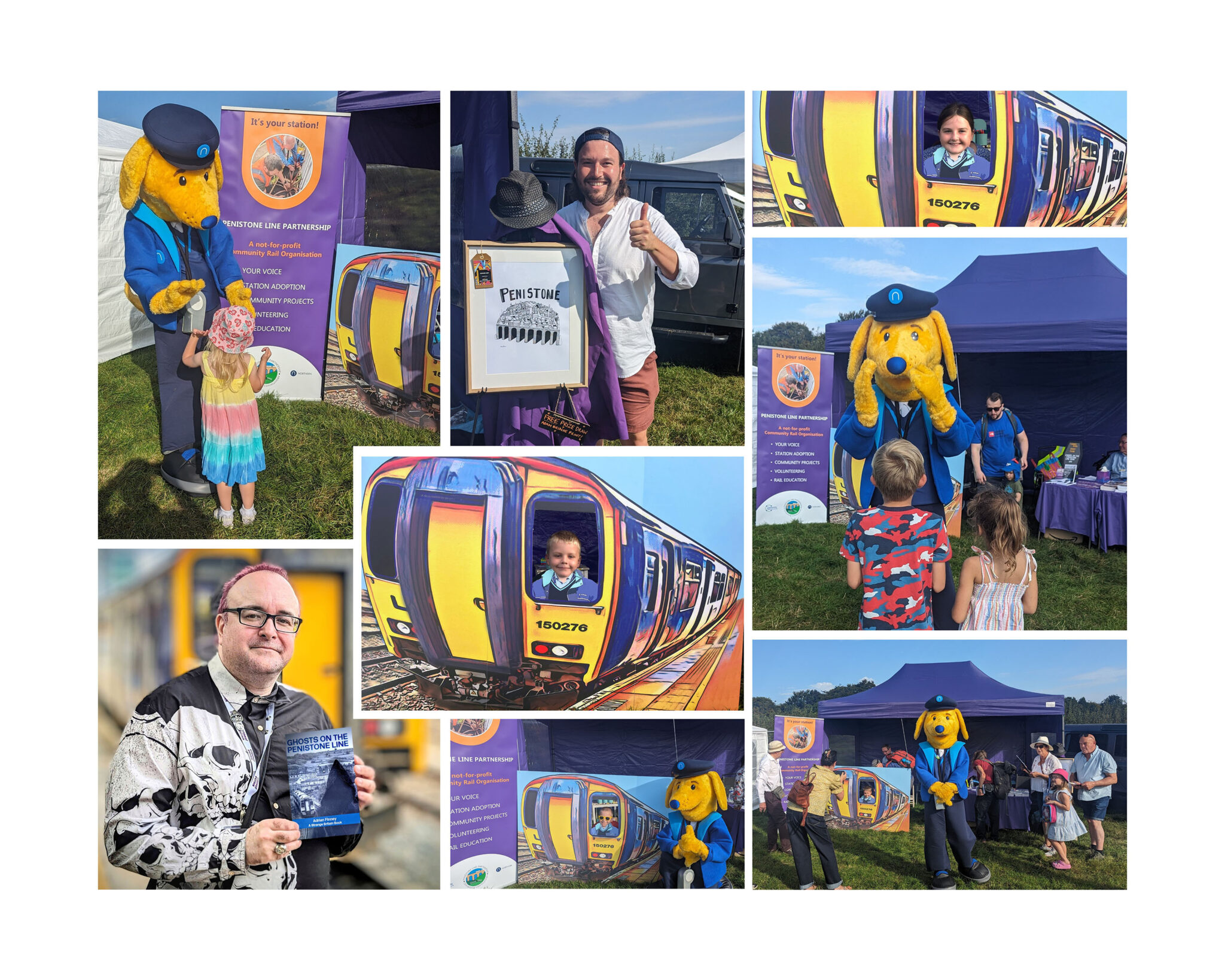 Promoting sustainable days out by rail at the Penistone Show ...