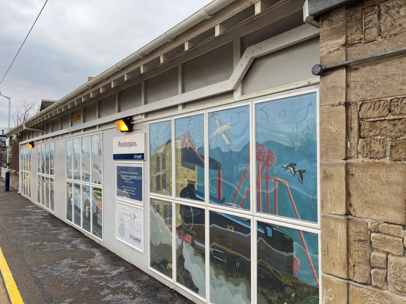 New station murals for Prestonpans – East Lothian CRP - Community Rail ...