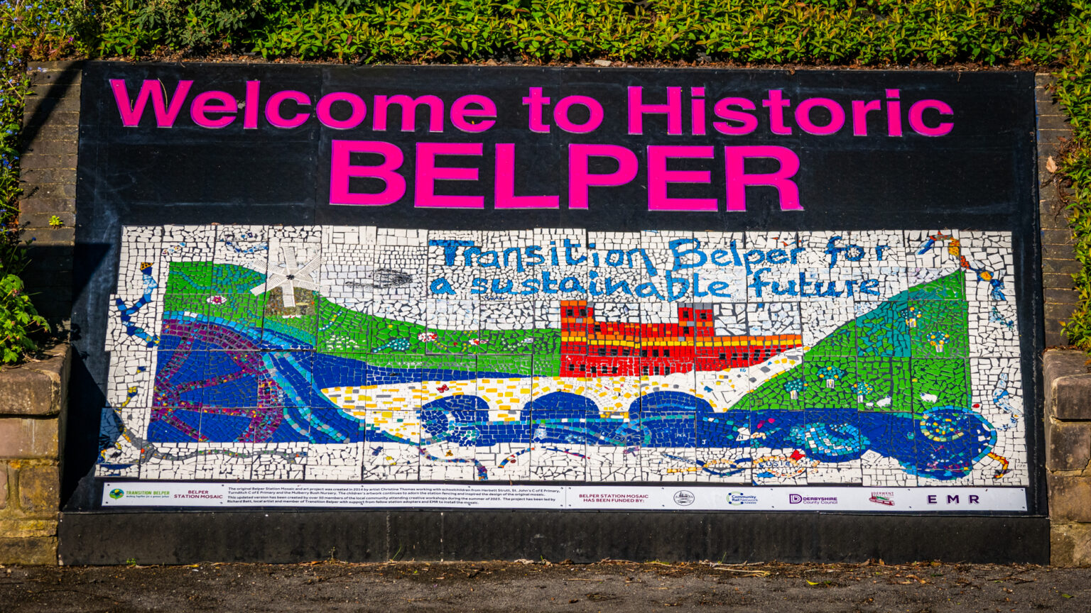 Community gets on board with Belper Station artwork - Community Rail ...