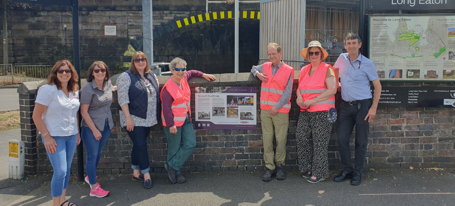 Information panels illuminate the history of Long Eaton's four railway ...