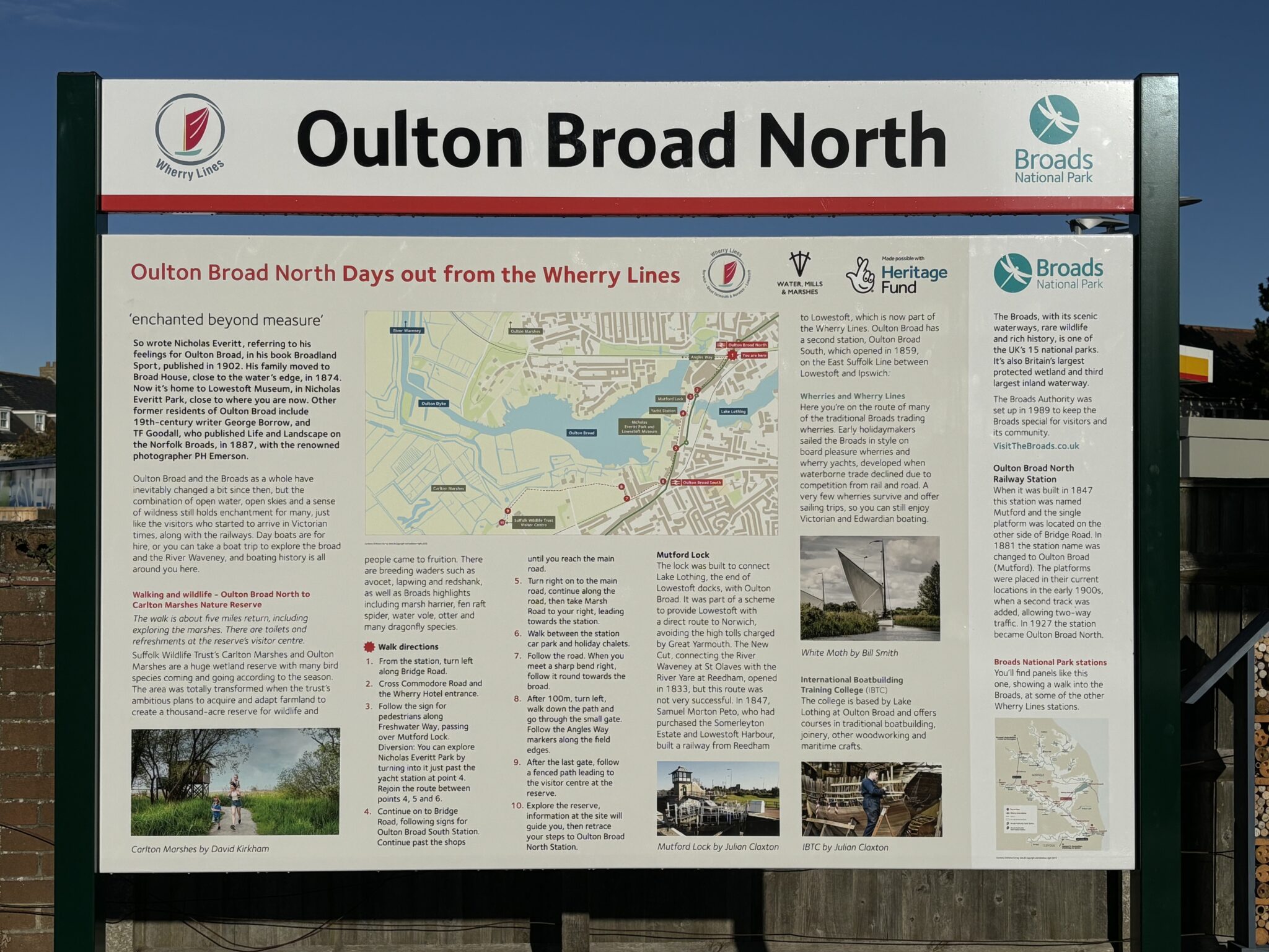 Panels at Oulton Broad North hailed as 'masterclass in station ...