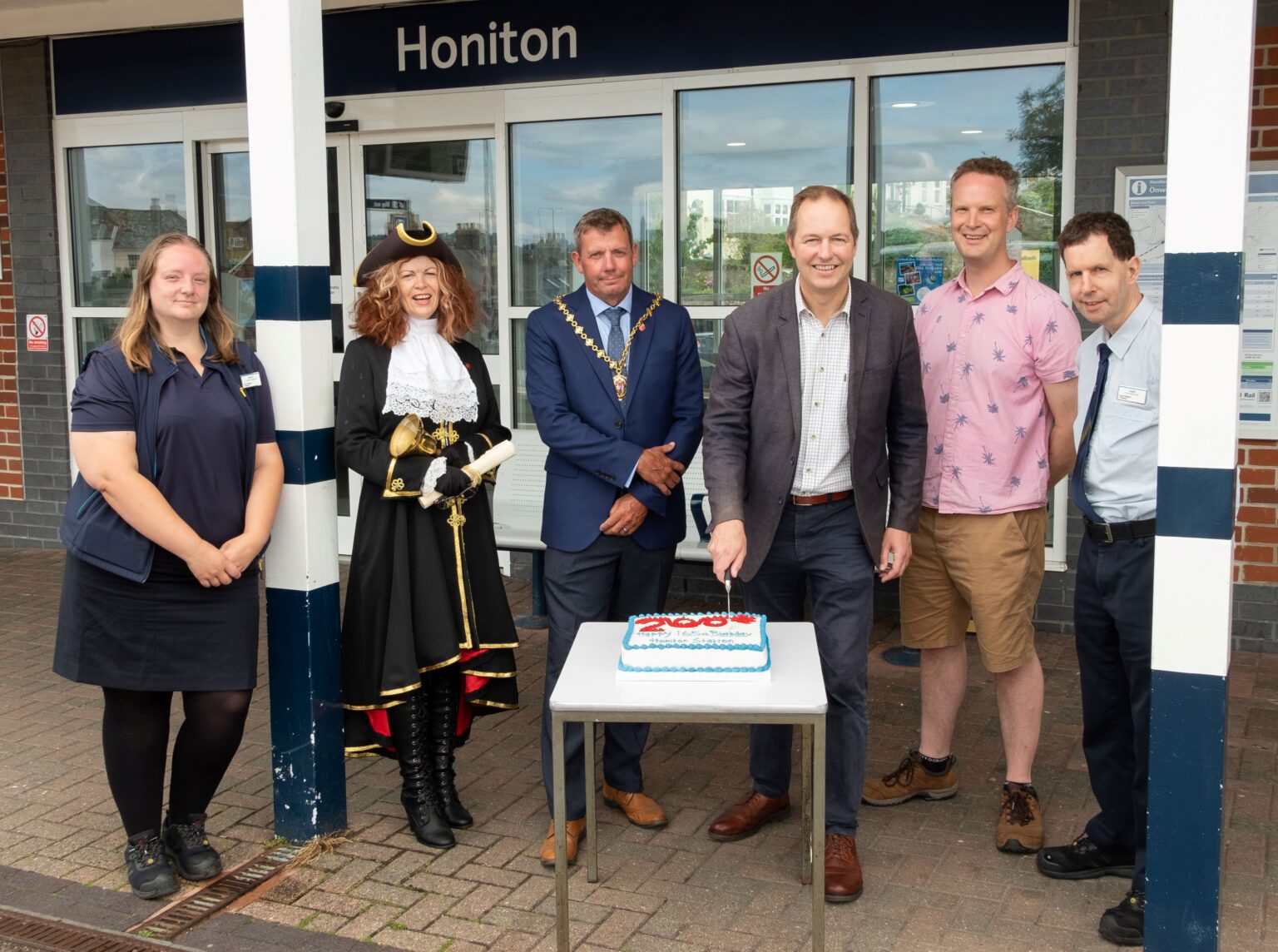 165th birthday celebrations abound at Axminster and Honiton stations ...