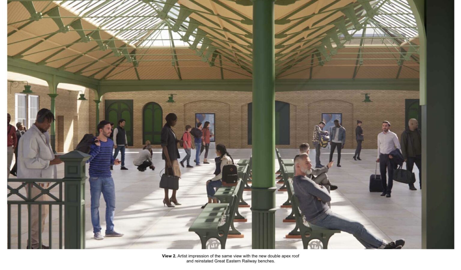 Vision for upgraded Lowestoft Station roof revealed - Community Rail ...