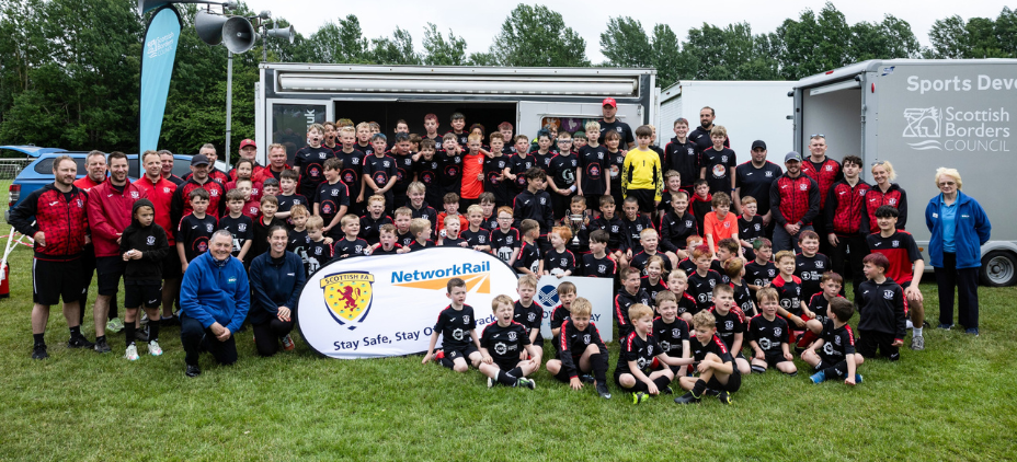 Football festival caps off Borders Railway tenth year celebrations ...